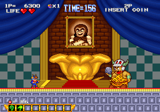 Screenshot of Blue's Journey (Neo Geo, 1991) - MobyGames