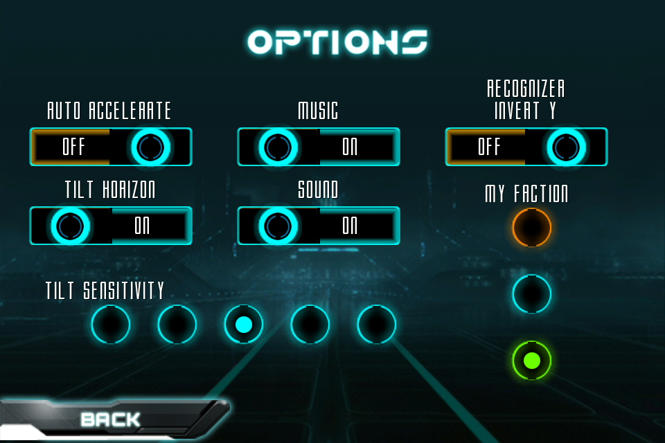 Screenshot of Tron: Legacy (iPhone, 2010) - MobyGames