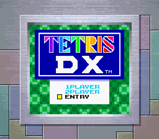 Screenshot of Tetris DX (Game Boy Color, 1998) - MobyGames