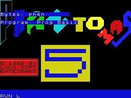 Screenshot of Phantomas V (ZX Spectrum, 1991) - MobyGames
