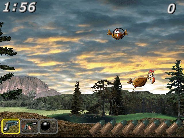 Screenshot of Chicken Shoot (Windows, 2000) - MobyGames