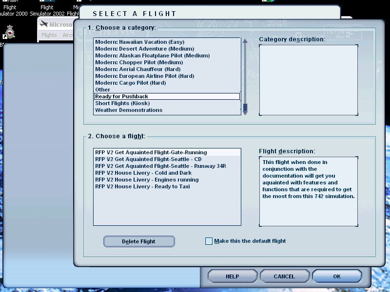 Screenshot of 747-200 Ready for Pushback (Windows, 2004) - MobyGames