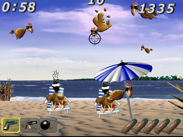 Screenshot of Chicken Shoot (Windows, 2000) - MobyGames