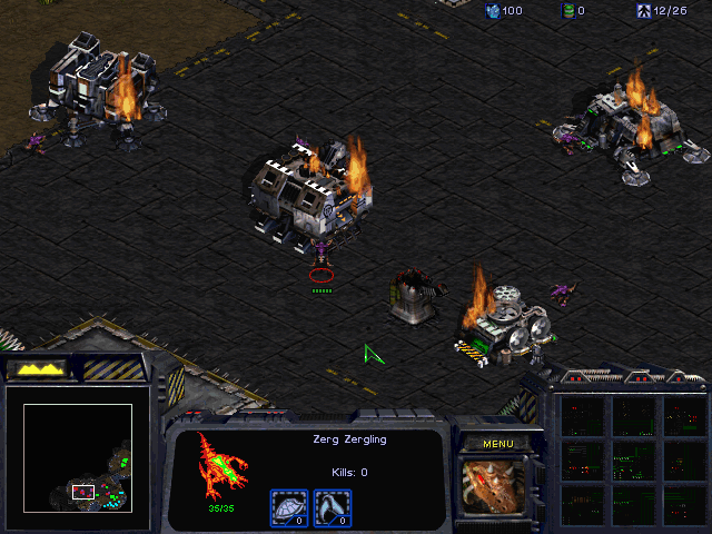 Screenshot of StarCraft (Demo Version) (Windows, 1998) - MobyGames