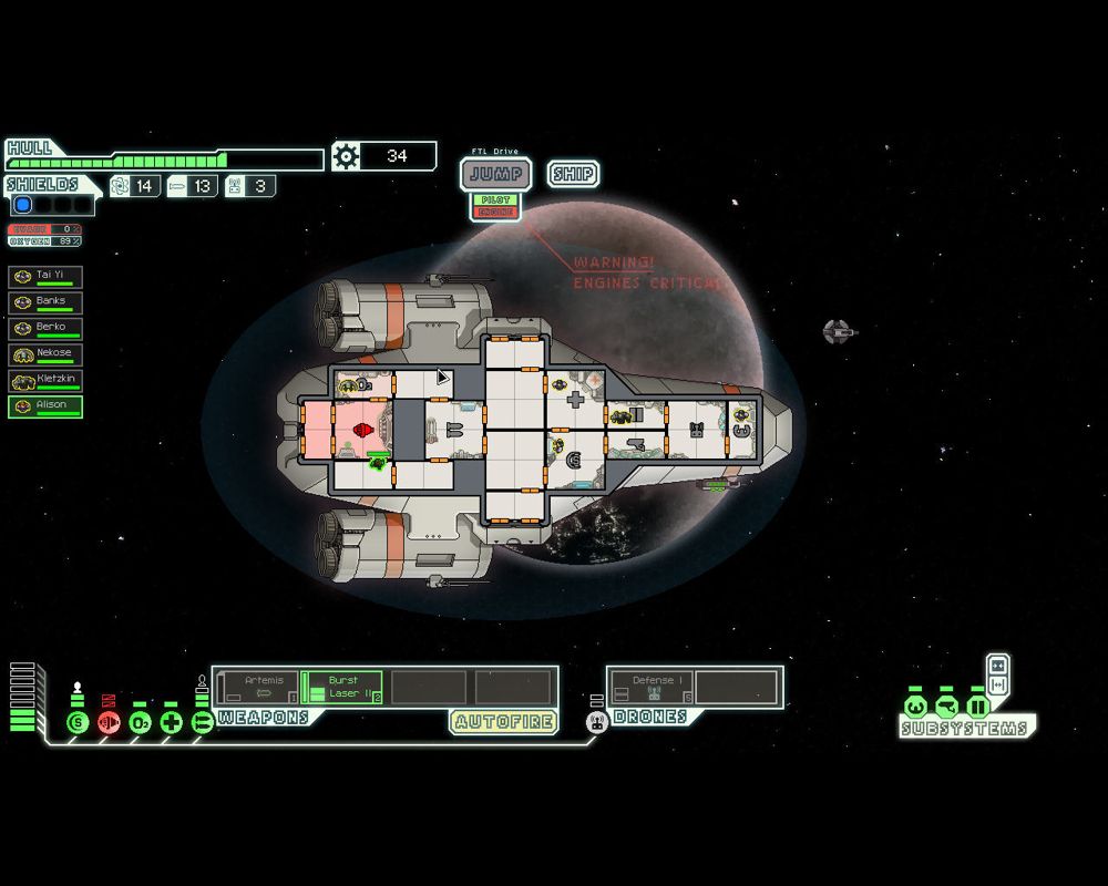 Screenshot of FTL: Faster Than Light (Windows, 2012) - MobyGames