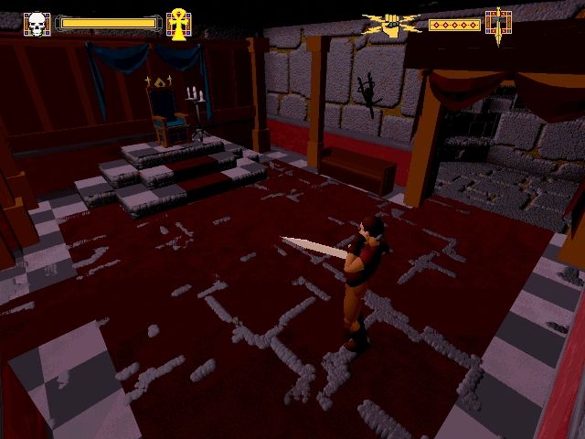 Screenshot of Ecstatica II (DOS, 1997) - MobyGames