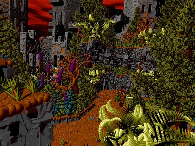 Screenshot of Ecstatica II (DOS, 1997) - MobyGames
