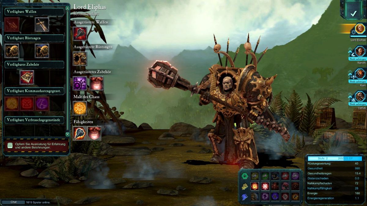 Screenshot of Warhammer 40,000: Dawn of War II - Retribution (Collector's Edtion) (Windows, 2011 ...