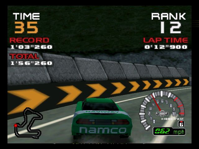 Screenshot of Ridge Racer 64 (Nintendo 64, 2000) - MobyGames