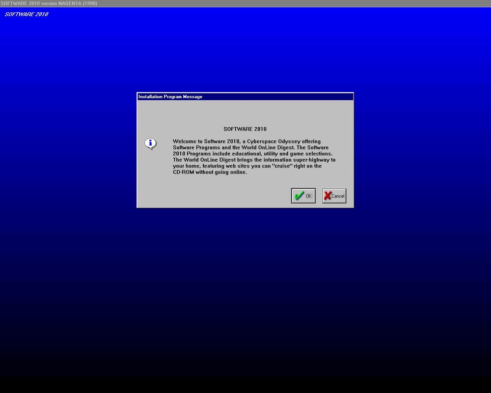 Software 2010: Version MAGENTA (1998) screenshots - MobyGames