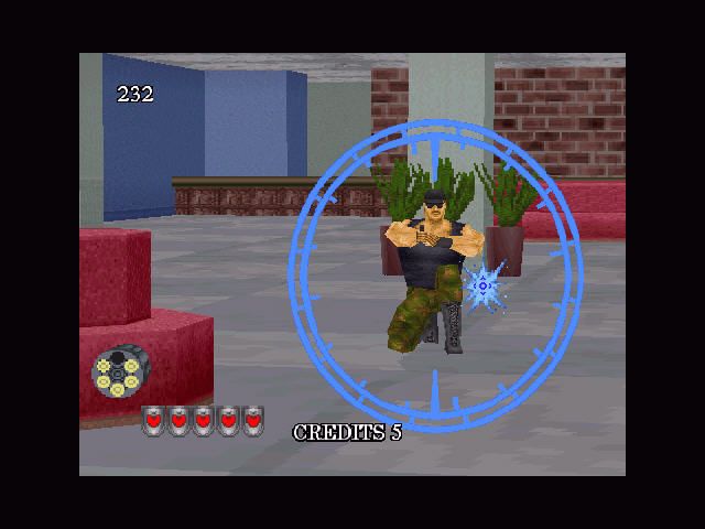 Screenshot of Virtua Cop 2 (Windows, 1995) - MobyGames