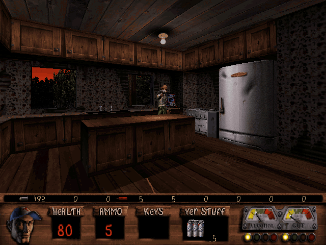 Screenshot of Redneck Rampage (DOS, 1997) - MobyGames