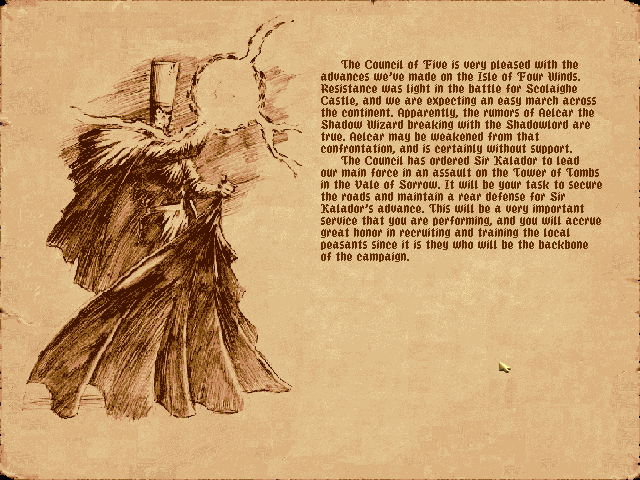 Screenshot of Fantasy General: Challenge Continent (DOS, 1996) - MobyGames