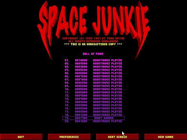 Screenshot of Space Junkie (Windows, 1997) - MobyGames