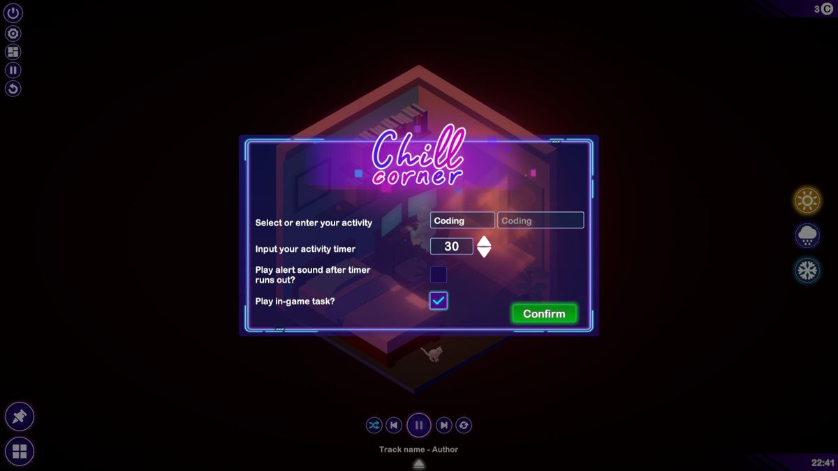 Screenshot of Chill Corner (Windows, 2021) - MobyGames