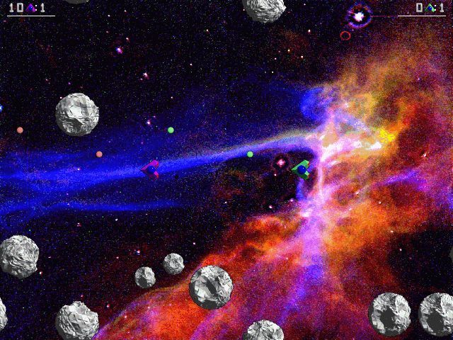 Screenshot of Space Rocks 3D (Windows, 1996) - MobyGames