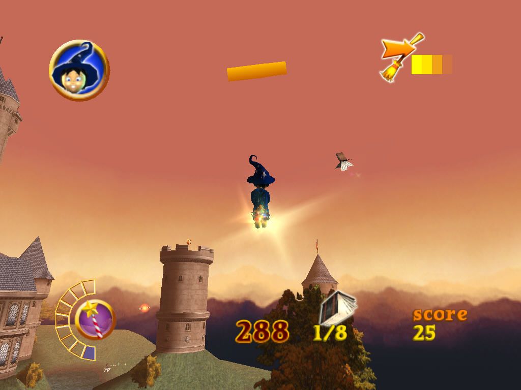 Screenshot of Billy the Wizard: Rocket Broomstick Racing (Windows, 2006 ...