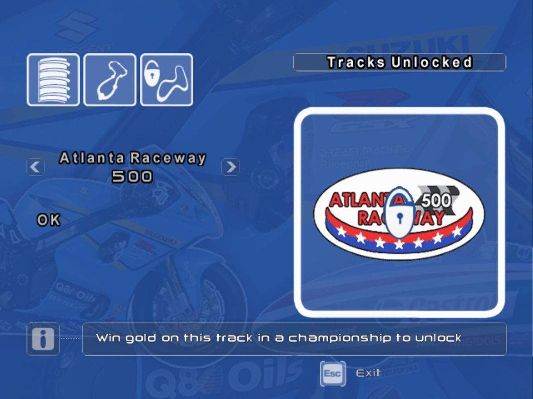 Screenshot of Crescent Suzuki Racing (Windows, 2004) - MobyGames