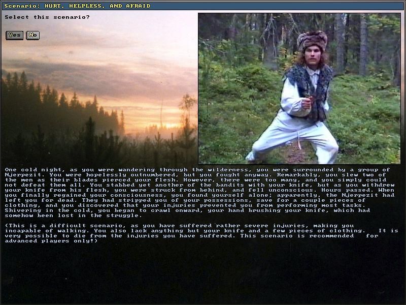 Screenshot of UnReal World (Windows, 1992) - MobyGames