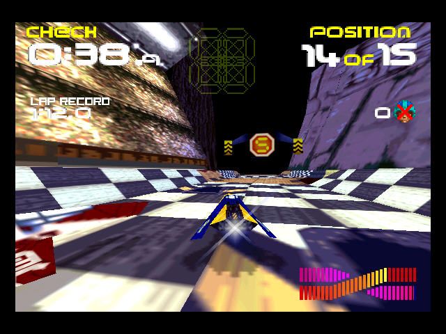 Screenshot of WipEout 64 (Nintendo 64, 1998) - MobyGames