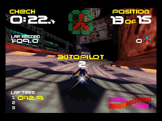 Screenshot of WipEout 64 (Nintendo 64, 1998) - MobyGames