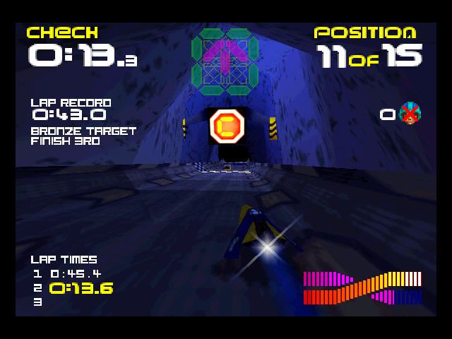 Screenshot of WipEout 64 (Nintendo 64, 1998) - MobyGames