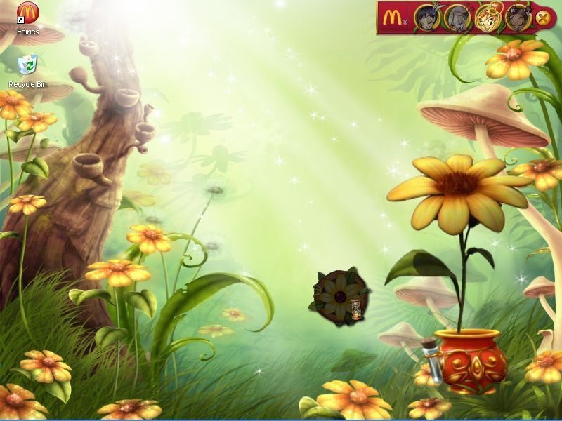 Screenshot of McDonald's Fairies and Dragons: Sunflower (Windows, 2008) - MobyGames