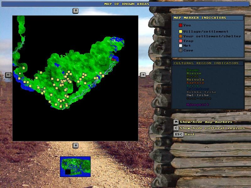 Screenshot of UnReal World (Windows, 1992) - MobyGames