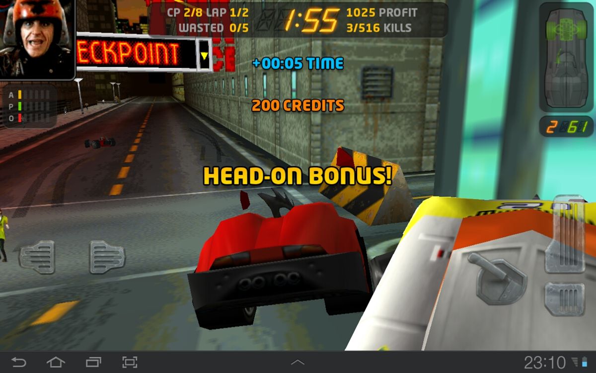 Screenshot of Carmageddon (Android, 1997) - MobyGames