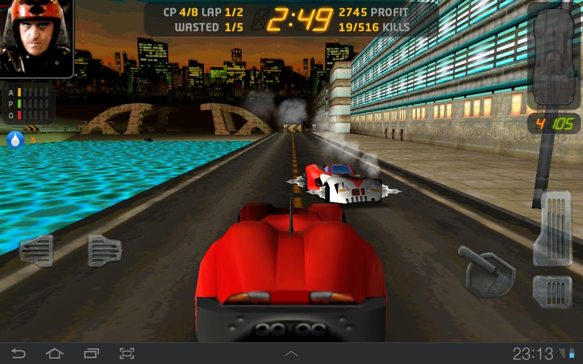 Screenshot of Carmageddon (Android, 1997) - MobyGames