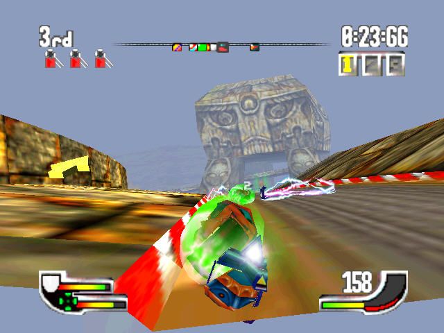 Screenshot of Extreme-G (Nintendo 64, 1997) - MobyGames