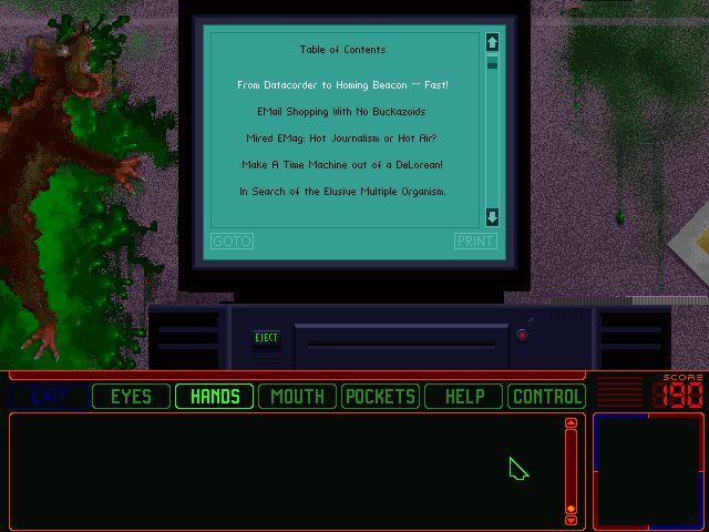 Screenshot of Space Quest 6: Roger Wilco in the Spinal Frontier ...