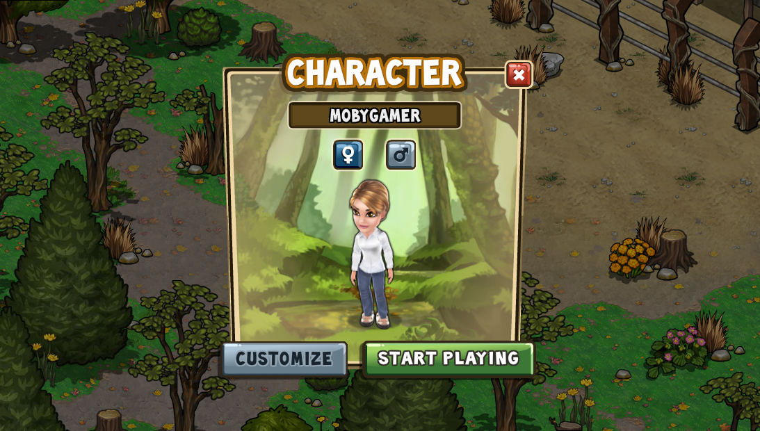 Screenshot of The Hunger Games Adventures (Browser, 2012) - MobyGames