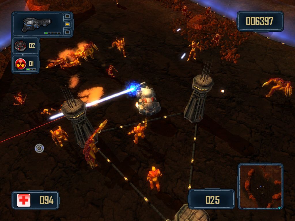 Screenshot of Alien Terminator Deluxe (Windows, 2011) - MobyGames