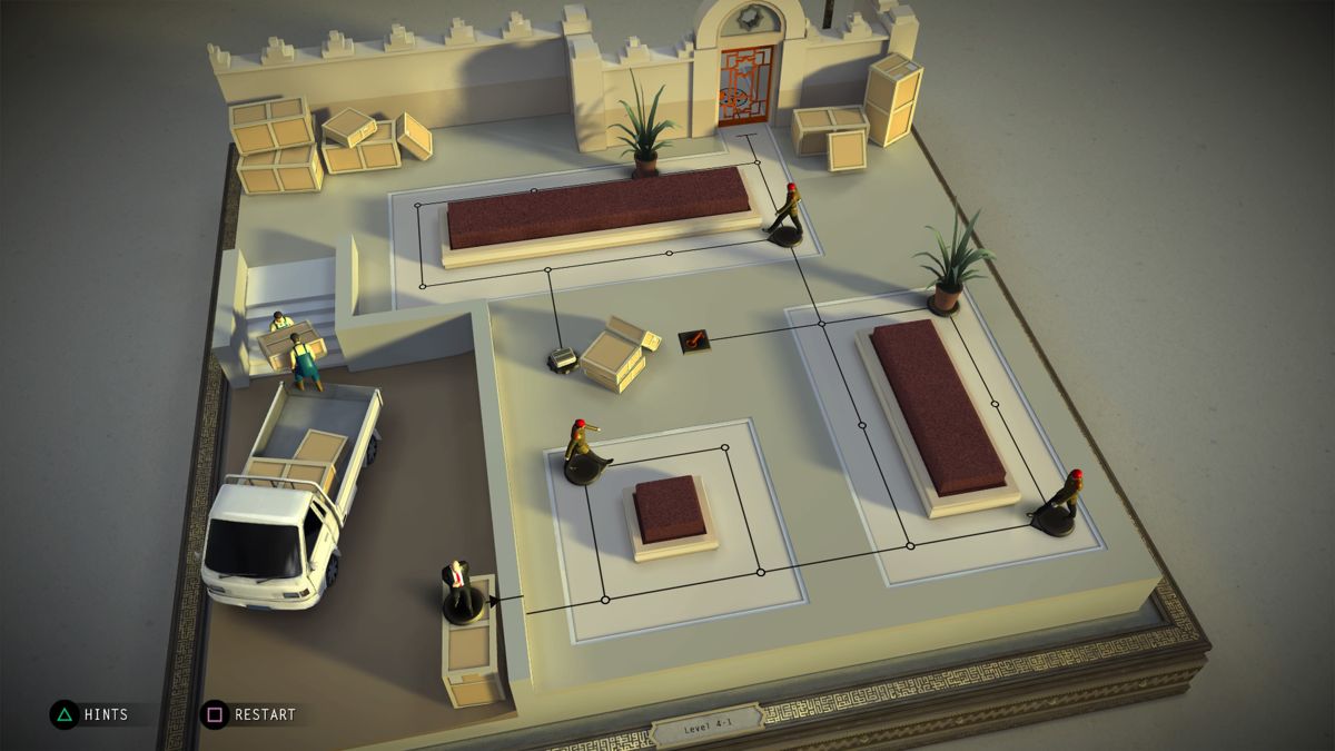 Screenshot of Hitman GO: Definitive Edition (PlayStation 4, 2016 ...
