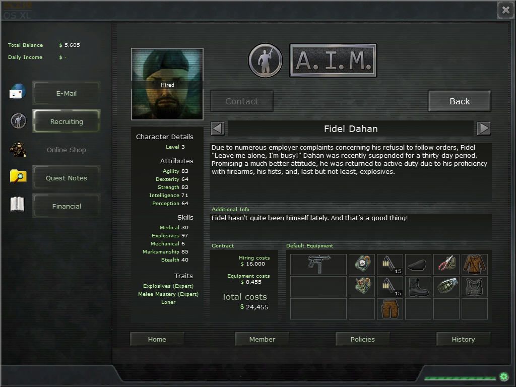 Screenshot of Jagged Alliance: Back in Action (Windows, 2012) - MobyGames