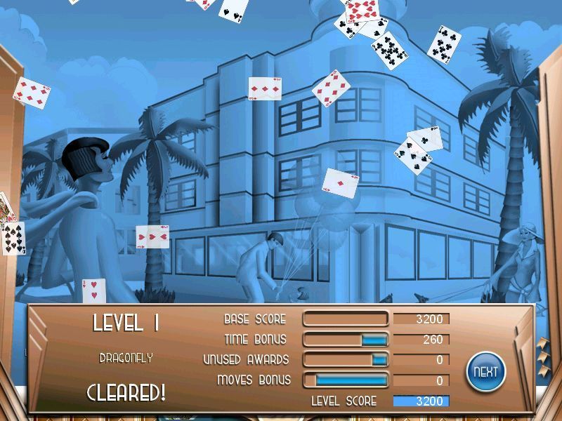 Screenshot of Hoyle South Beach Solitaire (Windows, 2007) - MobyGames