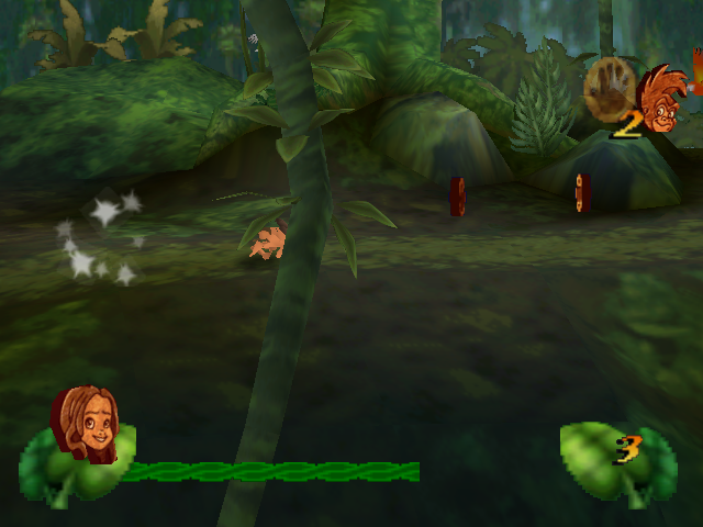 Screenshot of Disney's Tarzan (Nintendo 64, 1999) - MobyGames