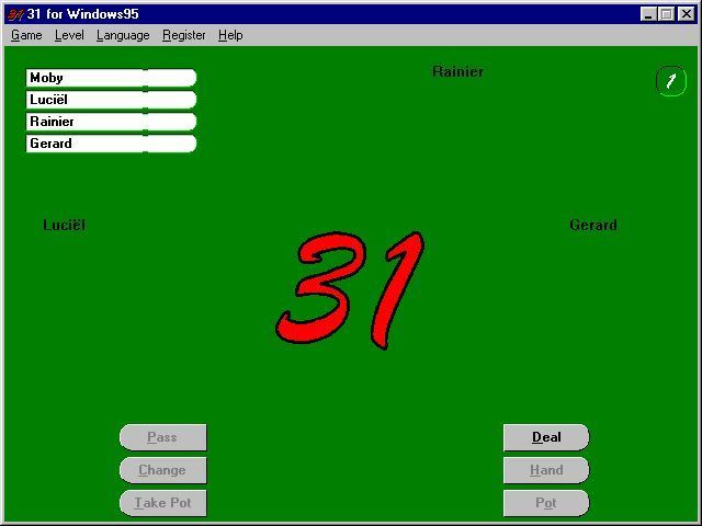 31 for Windows (1998) - MobyGames
