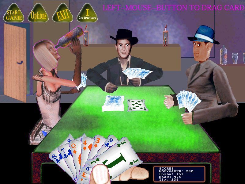 Screenshot of Animated Rummy (Windows, 2002) - MobyGames