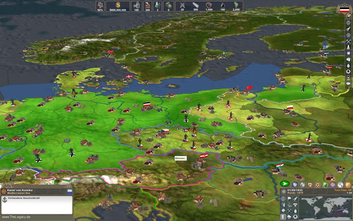 Screenshot of Making History II: The War of the World (Windows, 2010 ...