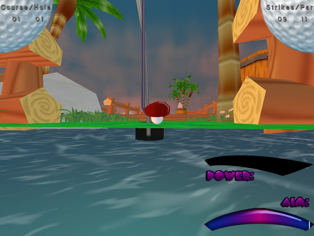 Screenshot of 1001 Minigolf Challenge (Windows, 2006) - MobyGames