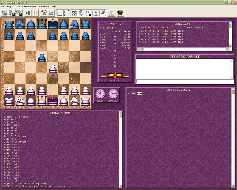 Screenshot of Championship Chess (Windows, 2004) - MobyGames