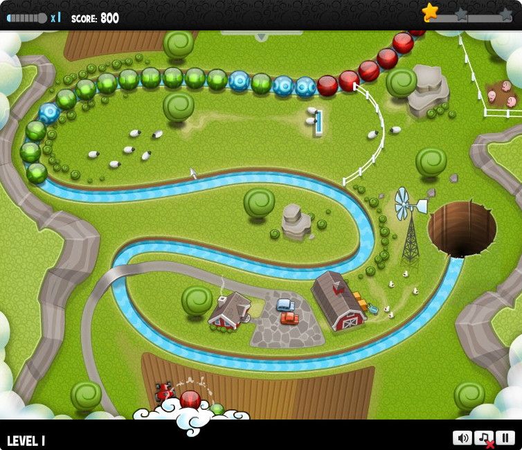 Screenshot of Hoop De Loop Saga (Browser, 2012) - MobyGames