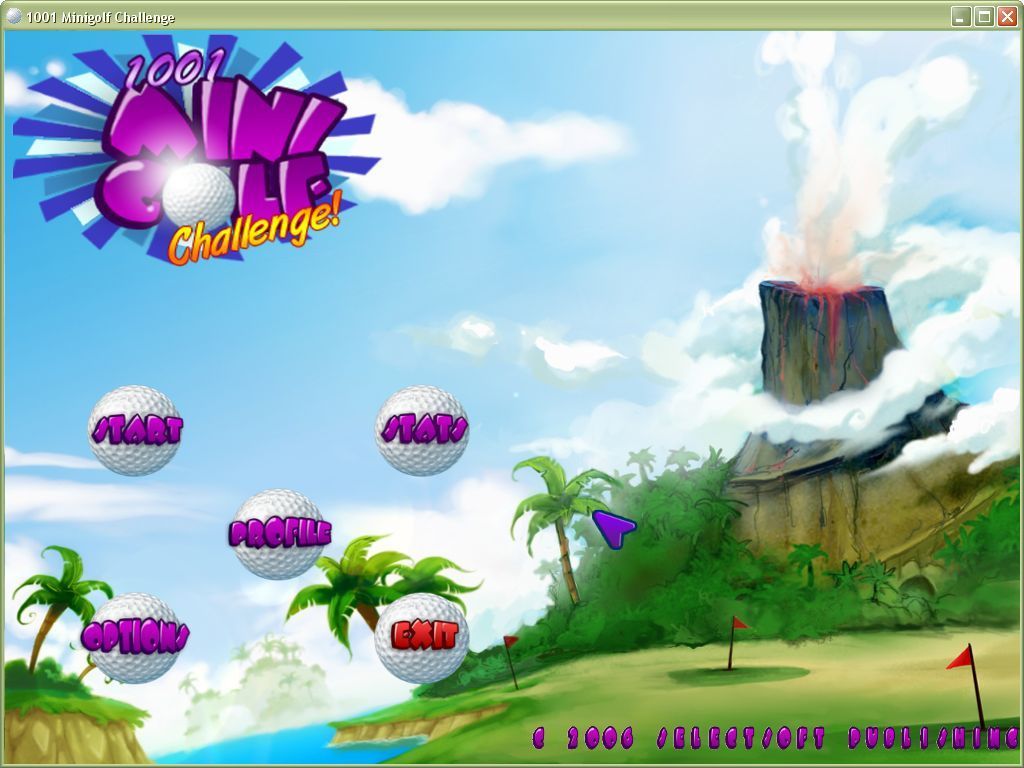 Screenshot of 1001 Minigolf Challenge (Windows, 2006) - MobyGames