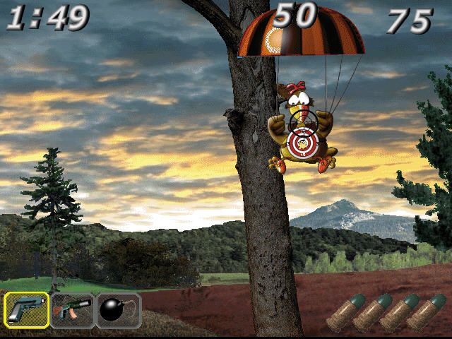 Screenshot of Chicken Shoot (Windows, 2000) - MobyGames