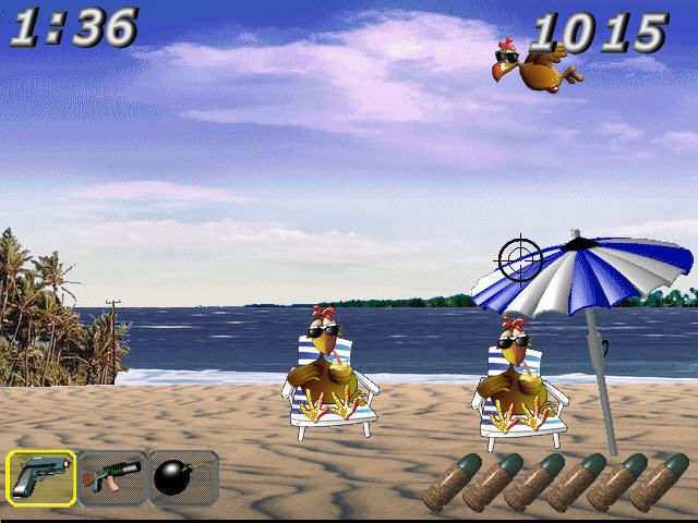 Screenshot of Chicken Shoot (Windows, 2000) - MobyGames