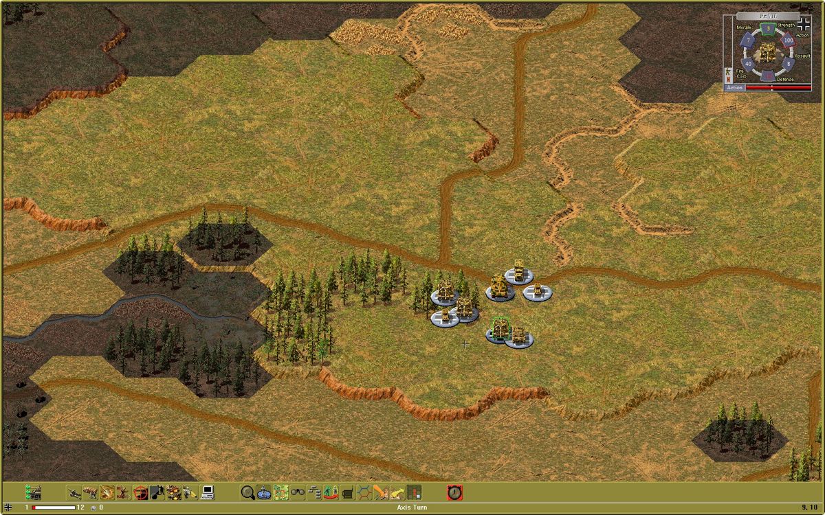 Screenshot of TalonSoft's East Front 2 (Windows, 1999) - MobyGames