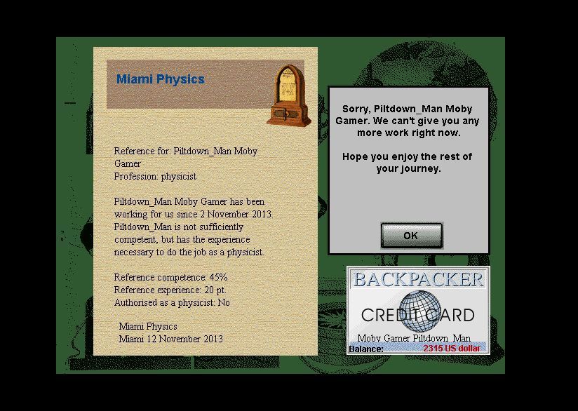 Screenshot of Backpacker (Windows, 1995) - MobyGames