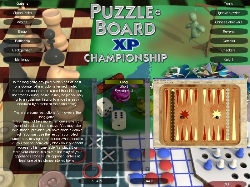 Screenshot of Puzzle & Board XP Championship (Windows, 2006) - MobyGames